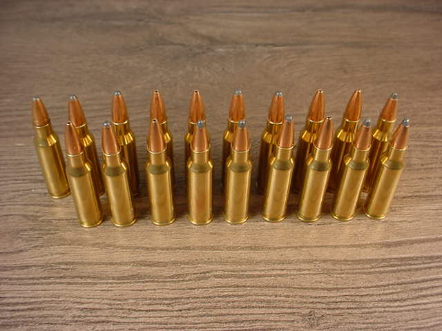 19 Rounds of Mixed Reloaded .221 Rem. Fireball Semi-Jacketed Soft Point ...