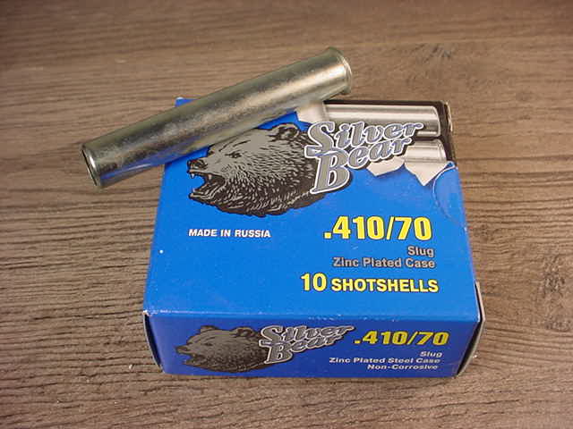 Box (10 Rounds) of Silver Bear .410 Gauge 3 Inch Magnum Sabot Slug ...