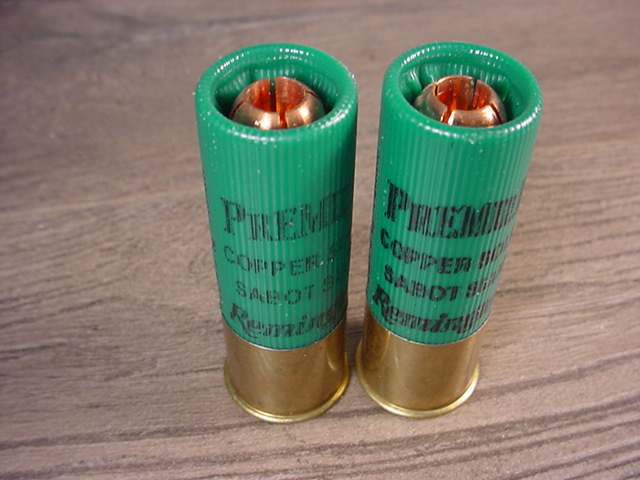 2 Rounds Of Remington 12 Gauge Copper Solid Sabot Slug 12 Ga For Sale ...
