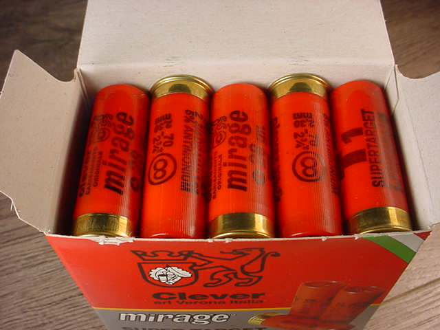 Box Of Clever Mirage T1 Super Target 12 Gauge 8 Shot 17308200 ...