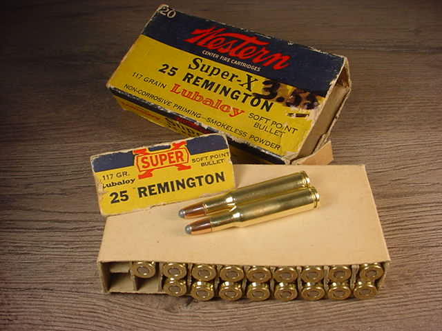 Partial Box Of Western Super-X Lubaloy .25 Rem. Semi-Jacketed Soft ...