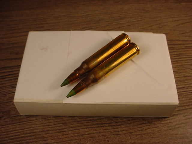 20 Rounds Of Imi M855 Nato Marked 5.56mm Penetrator Green Tip 5.56mm ...