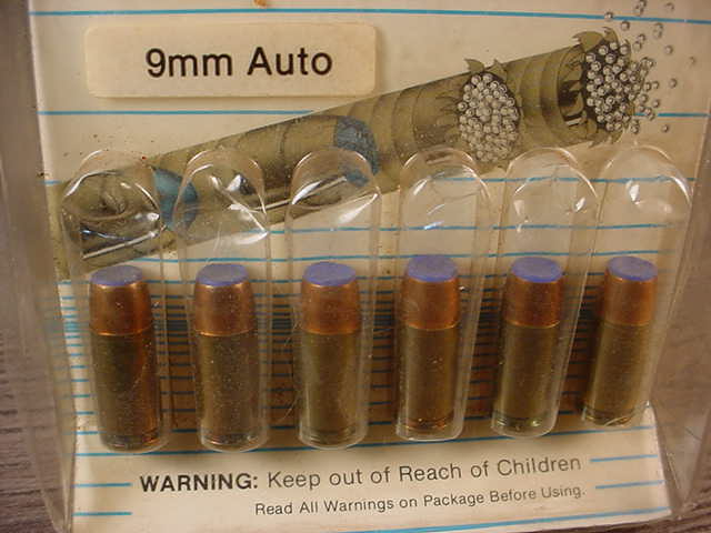 Package of Glaser Blue 9mm Auto. Non-Ricocheting Safety Slug .32 Auto ...