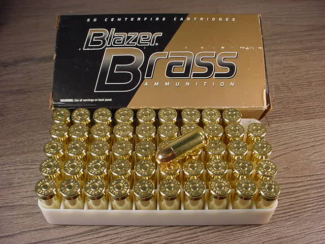 Box Of Cci/Speer Blazer Brass .45 Auto. Full Metal Jacket .45 Acp For ...