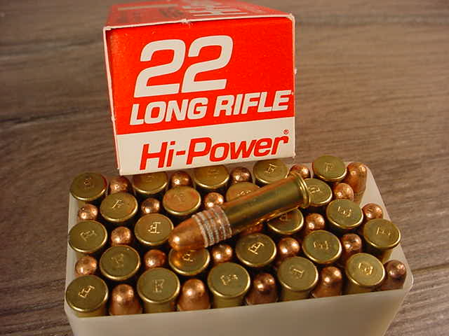 Box Of Federal Hi-Power .22 Long Rifle Plated Solid Point .22 Lr For ...