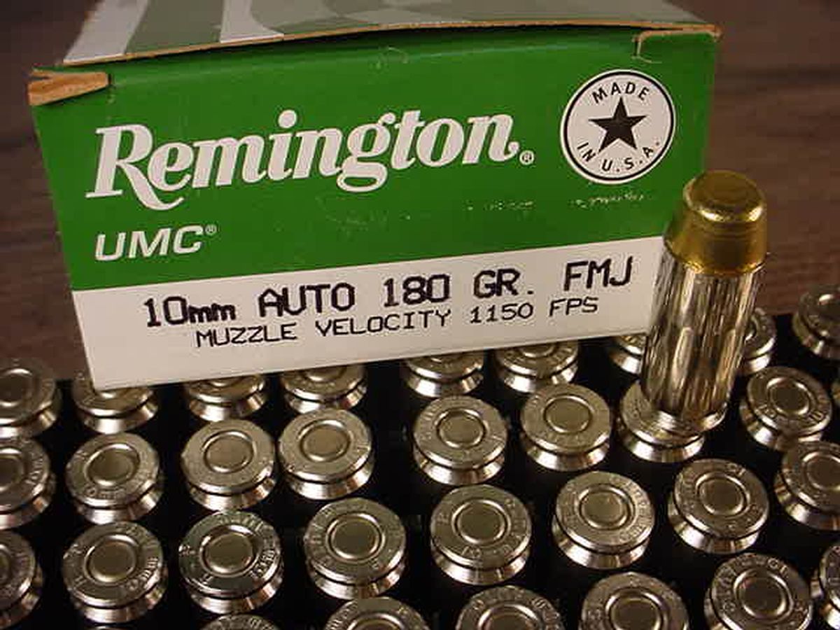 Pictures: Box of Remington/UMC 10mm Auto. Full Metal Jacket Truncated ...