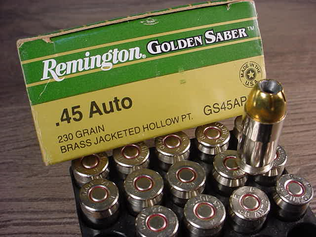 Pictures: Partial Box of Remington Golden Saber .45 Auto. Jacketed ...