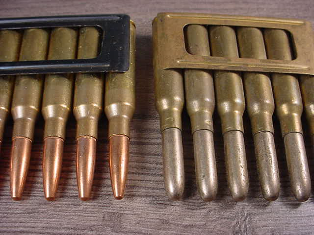 2 Clips (12 Rounds) of Mixed Manufacture 6.5 Carcano Full Metal Jacket ...