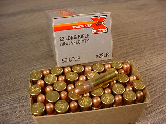 Pictures: Box of Winchester Super-X Lubaloy .22 Long Rifle Plated Solid ...