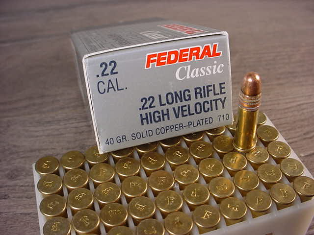 Box of Federal Classic .22 Long Rifle Plated Solid Point .22 LR ...