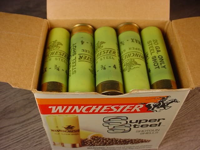 Box Of Winchester Super Steel 20 Gauge Number 4 Shot 20 Ga For Sale at ...
