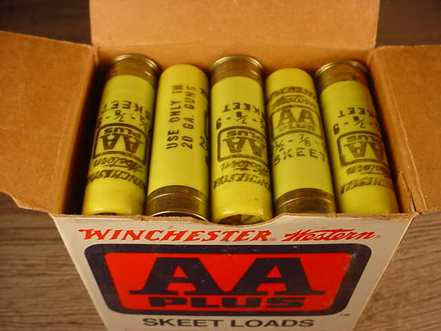 Box Of Winchester/Western Aa Plus Skeet Loads 20 Gauge Number 9 Shot 20 ...