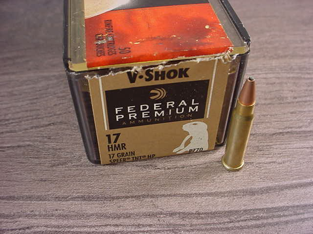Box Of Federal Premium V-Shok With Speer Tnt .17 Hmr Jacketed Hollow Point .17 Hmr For Sale at ...