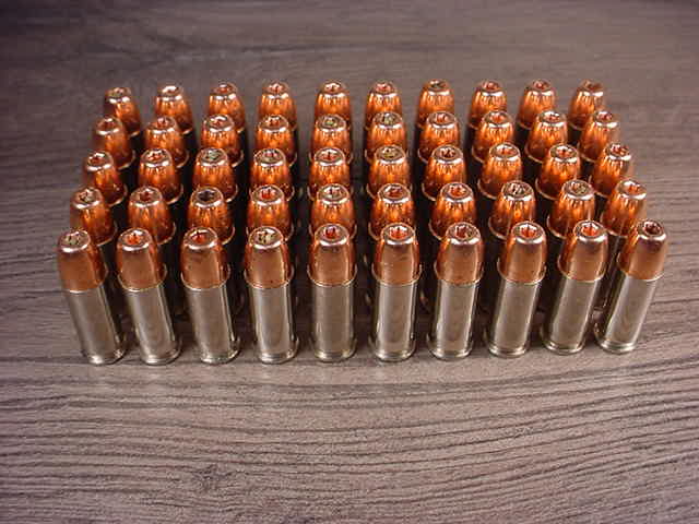 50 Rounds Of Reloaded .38 Super Plated Hollow Point .38 Super For Sale ...