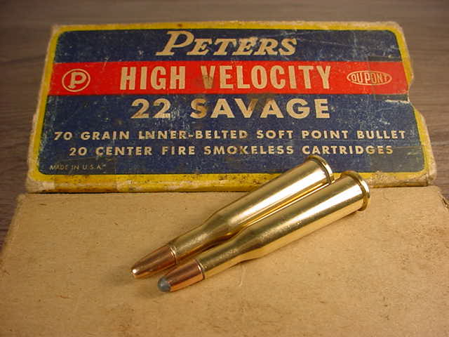 Partial Box Of Mixed .22 Savage Semi-Jacketed Soft Point & Jacketed ...