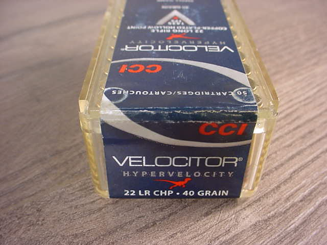 Box Of Cci Velocitor Hyper Velocity .22 Long Rifle Copper Plated Hollow ...
