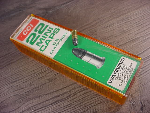 Partial Box (93 Rounds) Of Cci .22 Cb Mini Caps Lead Solid Point .22 Cb ...