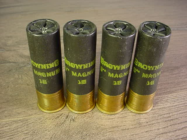 4 Rounds of Browning 12 Gauge 3 Inch Magnum Number 1 Buckshot 17345223 ...