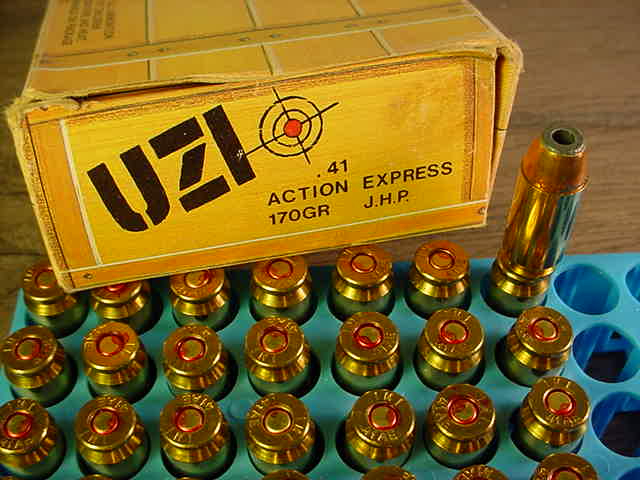 Partial Box Of Imi/Uzi .41 Action Express Jacketed Hollow Point .44 Mag ...