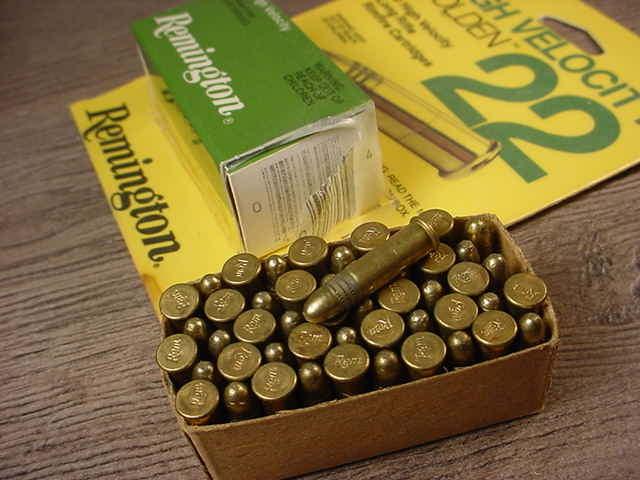 Pictures: Box of Remington High Velocity Golden Bullet .22 Long Rifle ...