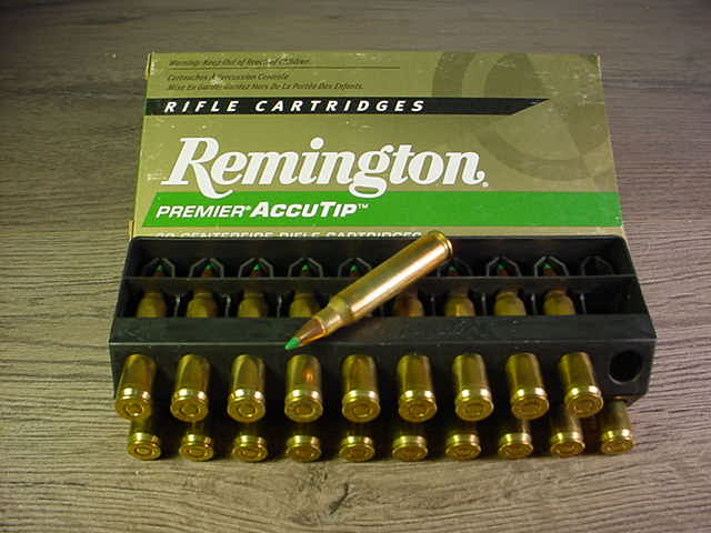 Box Of Remington Premier Accutip-V .223 Rem. Fireball Jacketed Boat ...