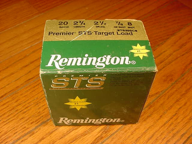 Box Of Remington Premier Sts Target Load 20 Gauge Number 8 Shot 20 Ga ...