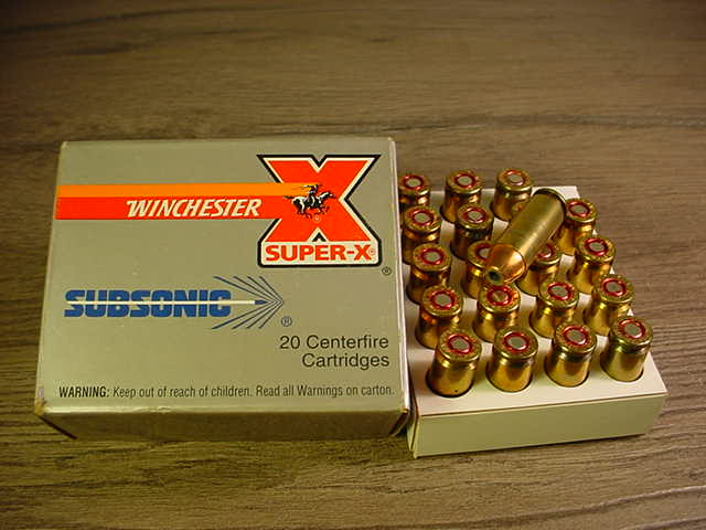 Box Of Winchester Super-X Subsonic 10mm Auto. Jacketed Hollow Point ...
