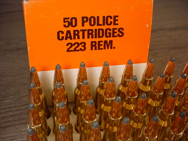 Pictures: Box (50 Rounds) of 3D Police Cartridges .223 Rem. Semi ...