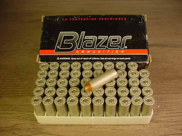 Box Of Cci Blazer .45 Long Colt Jacketed Hollow Point .45 Long Colt For ...