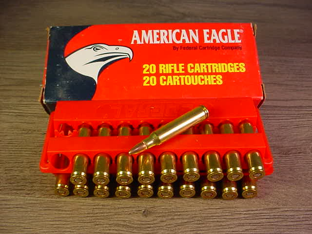 Box Of American Eagle/Federal .223 Rem.Flat Base Jacketed Hollow Point ...
