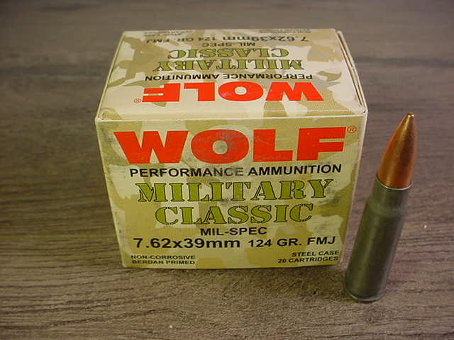 Box Of Wolf Military Classic 7.62x39mm Full Metal Jacket 7.62x39 For ...
