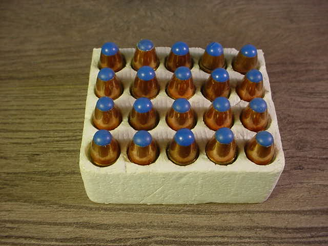 25 Rounds Of Mixed Glaser Blue 9mm Luger Non-Ricocheting Safety Slug ...