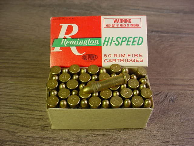 Box Of Remington Hi-Speed Golden Bullet .22 Long Rifle Plated Solid ...