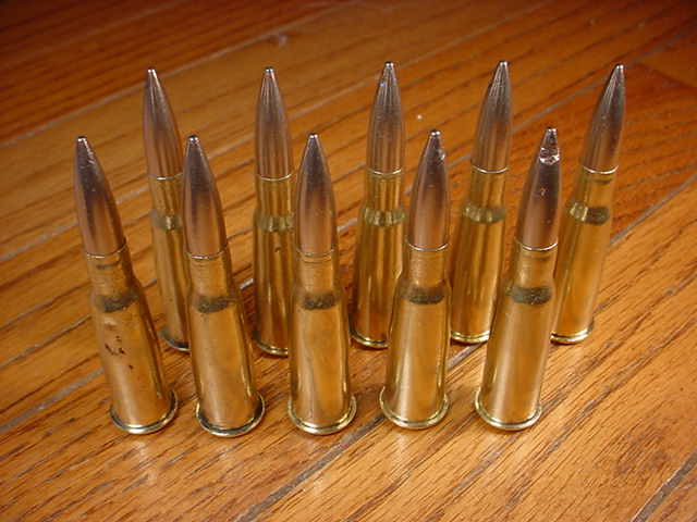 10 Rounds of French 8mm Lebel Full Metal Jacket