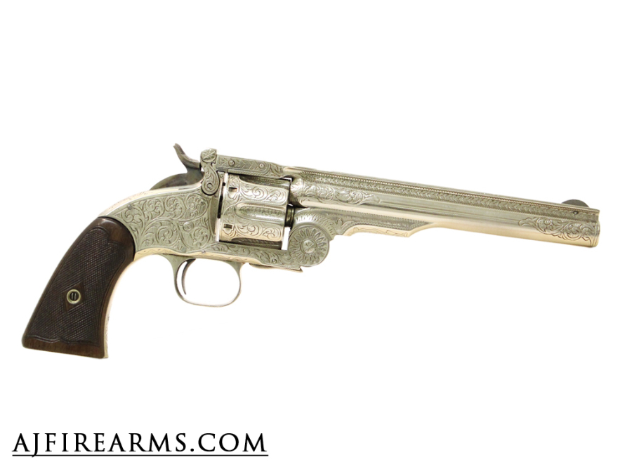 Smith And Wesson Schofield No. 3 Single Action Revolver Engraved .45 ...
