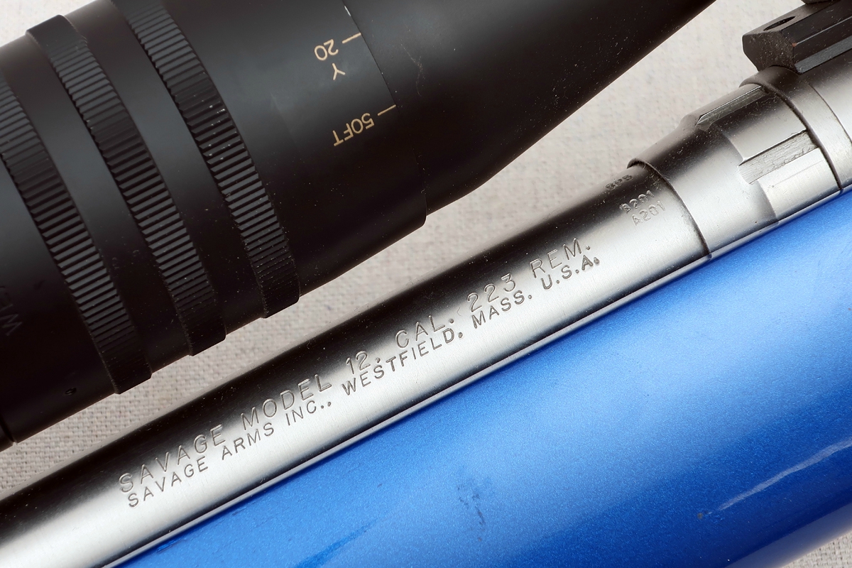 Savage Model 12 Bvss-S - 223 Rem - With Weaver V24 Scope .223 Rem. For ...