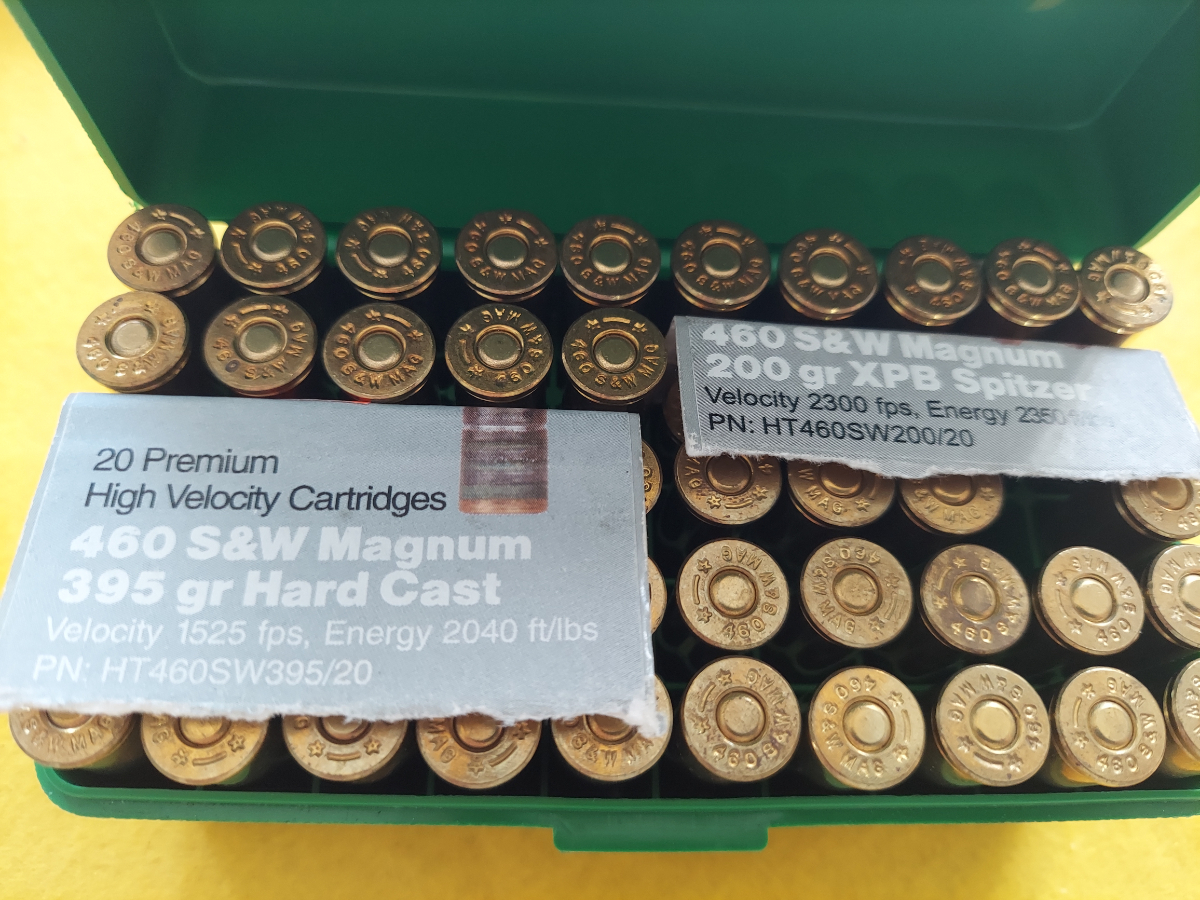 S&W /Hornaday/Rowland 4 Boxes Of Ammo 460 S&W They Are Some Different ...