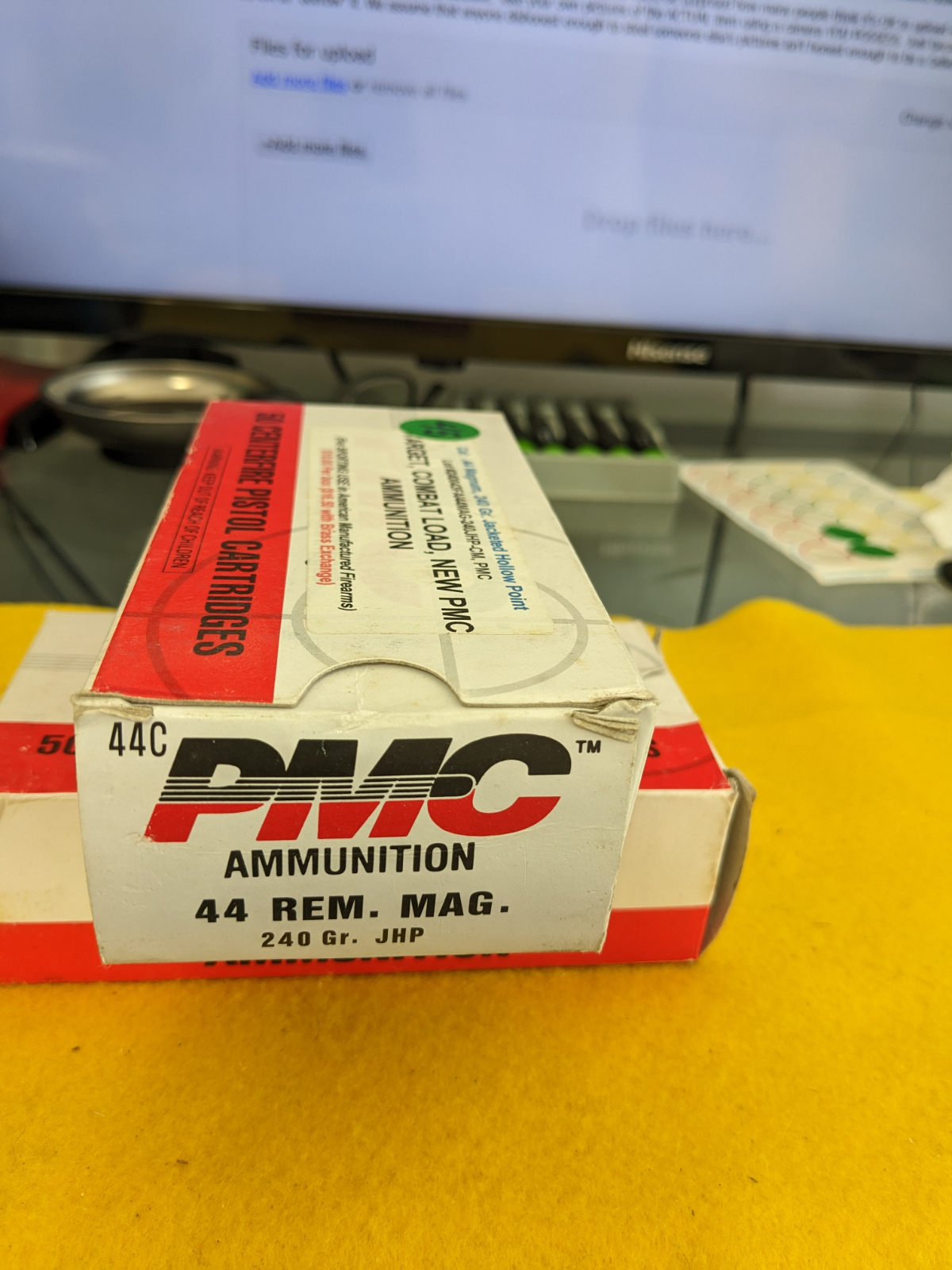 44Mag UMC180 gr. JS/P(29)44mag Magtech 240grSJSP(44a)(50)44 REm MAG ...