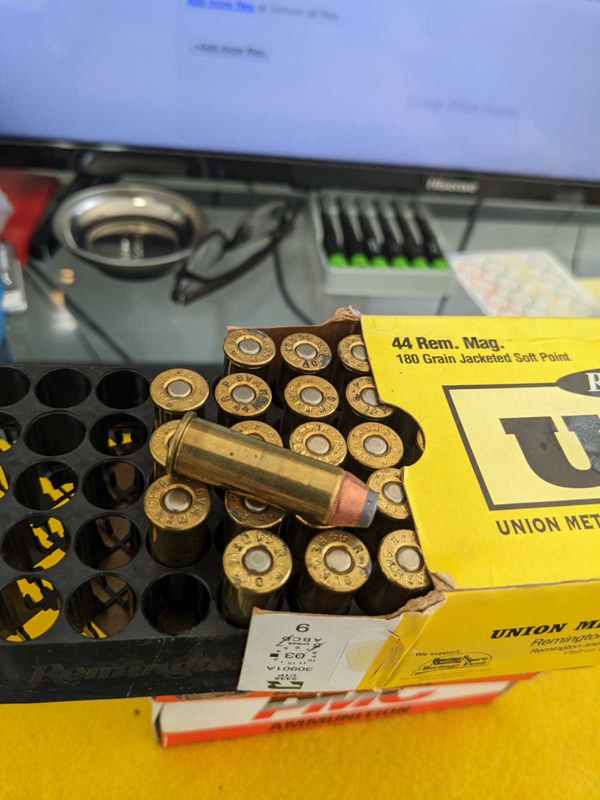 44Mag UMC180 gr. JS/P(29)44mag Magtech 240grSJSP(44a)(50)44 REm MAG ...