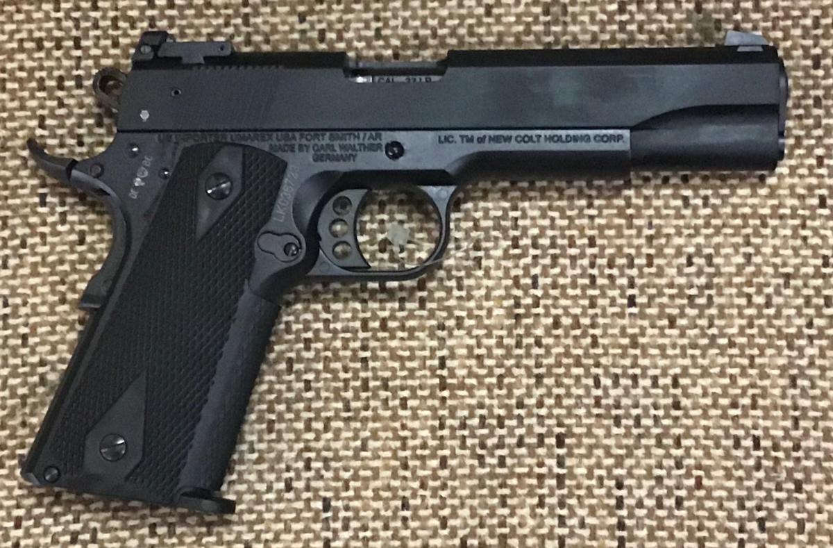 Walther Colt 1911 Gold Cup Trophy .22 Cal Semi Auto Pistol .22 Lr For ...