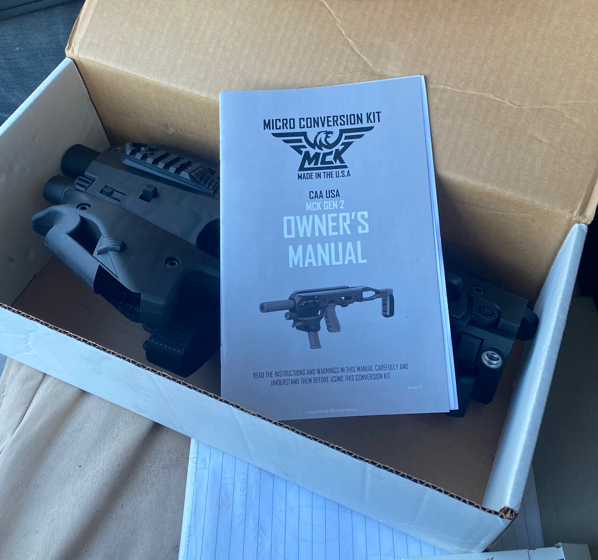 Caa Mck Gen2 Micro Roni Glock Smg Conversion Kit Multiple For Sale at ...