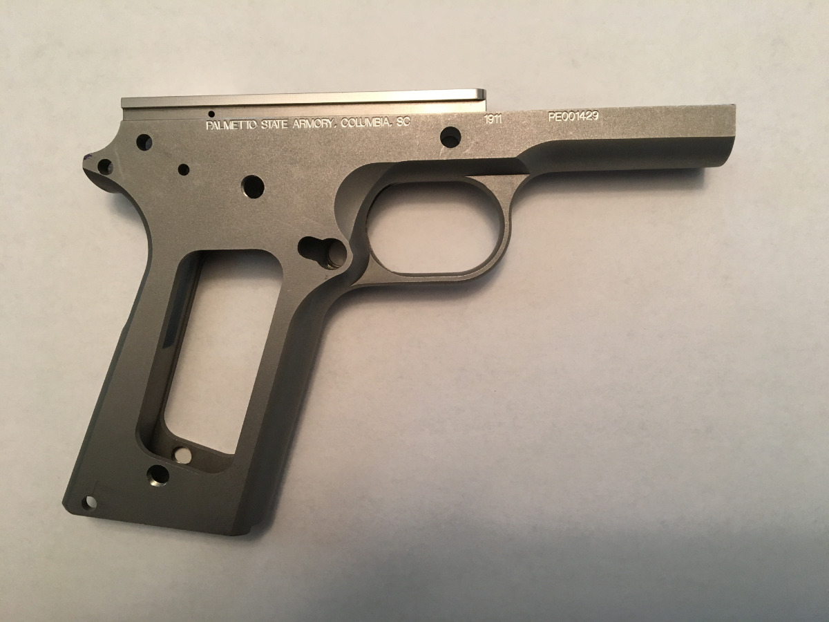 Forged Stainless 1911 Full Size Colt 45 Acp Frame. Free Shipping .45 ...