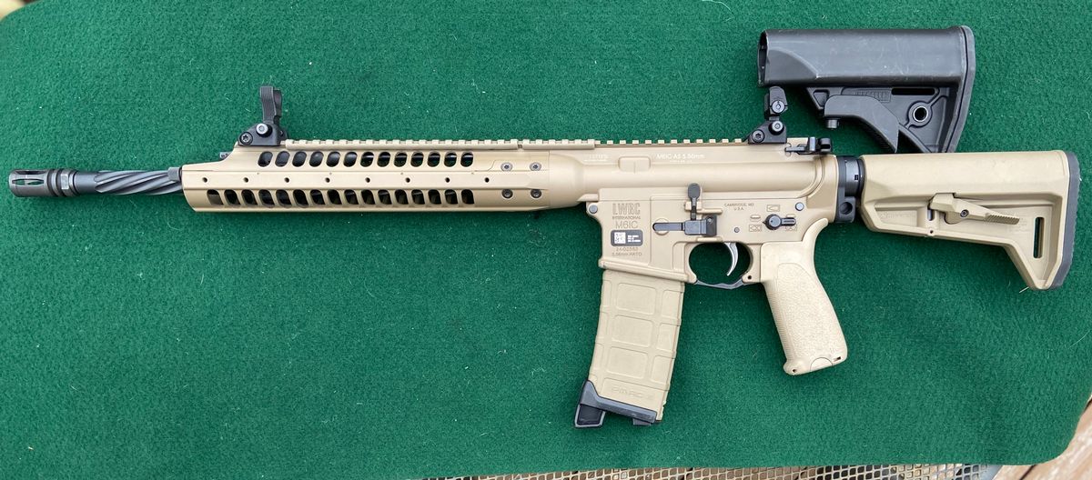 Lwrc Ic-A5 Fde. Piston Operatedadjustable Gas Block 5.56mm Nato For ...