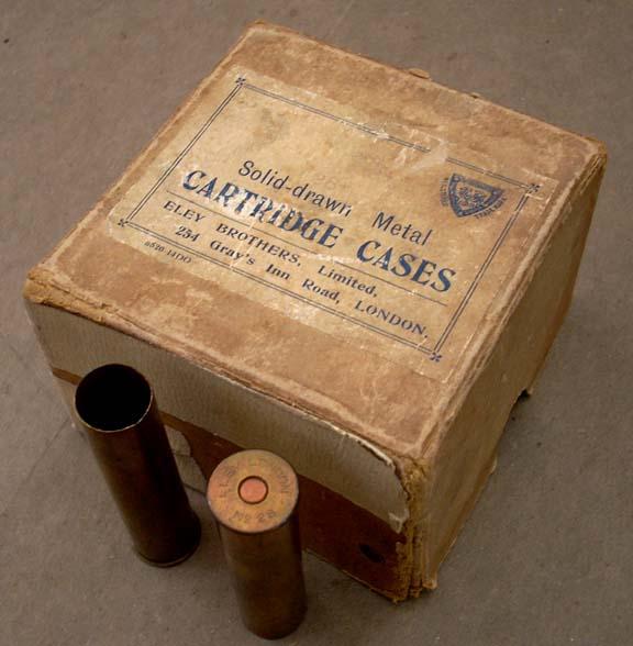 Eley 28 Gauge Brass Shotgun Shell Box