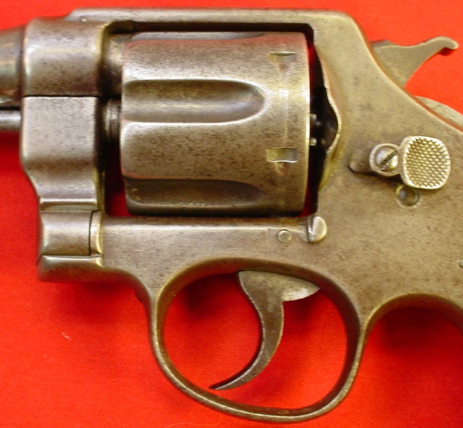 Smith And Wesson Ww L Revolver W/ Holster & Genuine Stag Grips. .45 Acp ...