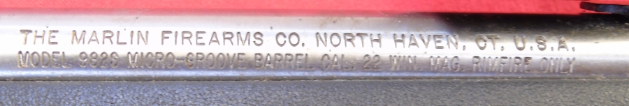 Marlin Firearms Co Model 982s Stainless Steel Bolt Action Rifle. .22 ...