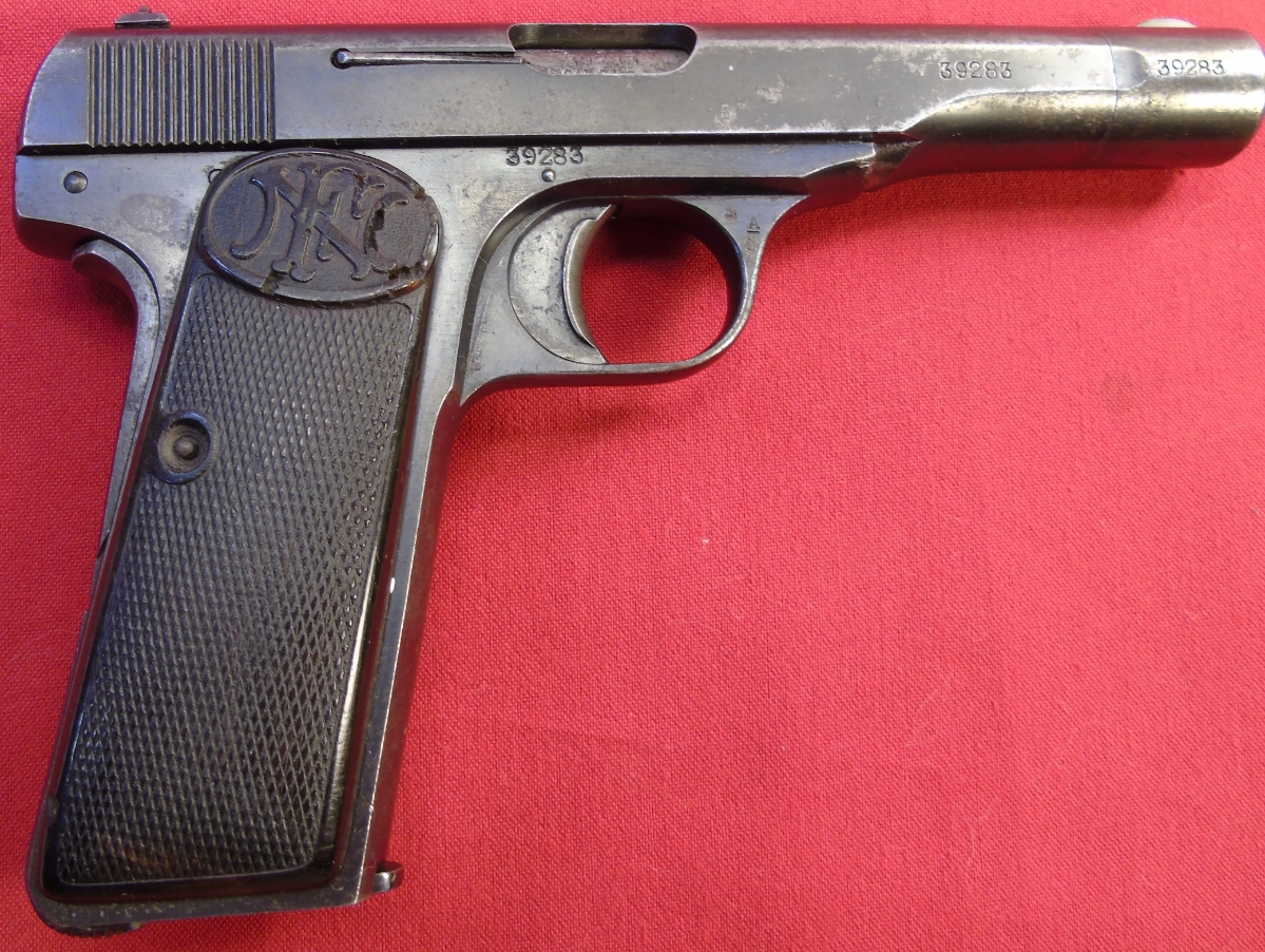 Belgian Fabrique Nationale Browning Model 1922 Dutch Contract Semi Auto Pistol. .380 Acp For ...