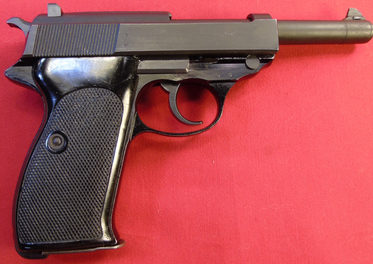 Walther Model P 1 Semi Auto Pistol. 9mm Luger For Sale at GunAuction ...