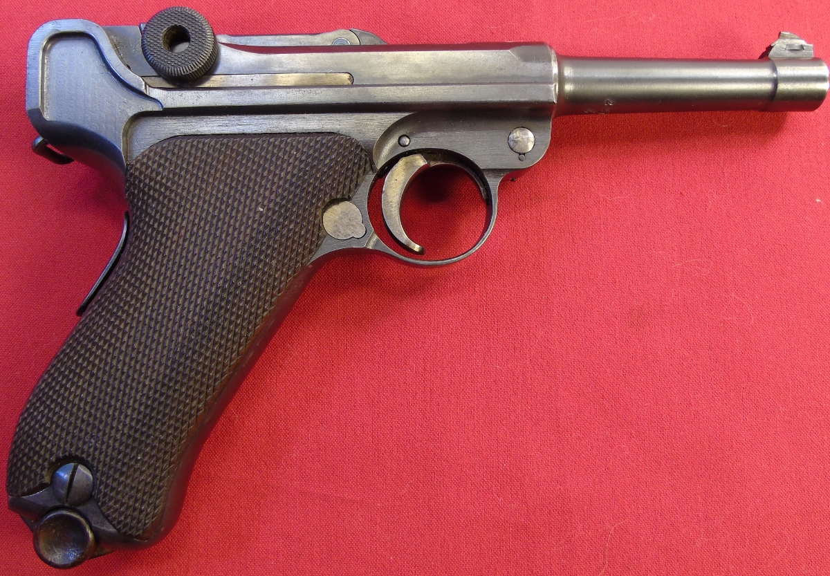 D W M Luger Sunburst Swiss Contract. .30 Luger For Sale at GunAuction ...