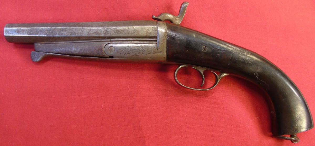 French? Single Shot Pin Fire Pistol. .70 Cal.Pin Fire For Sale at ...